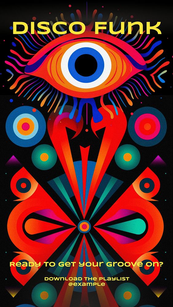 Retro disco music Instagram post | Free Photo - rawpixel