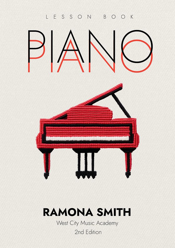 Music lesson book cover template | Premium Photo - rawpixel