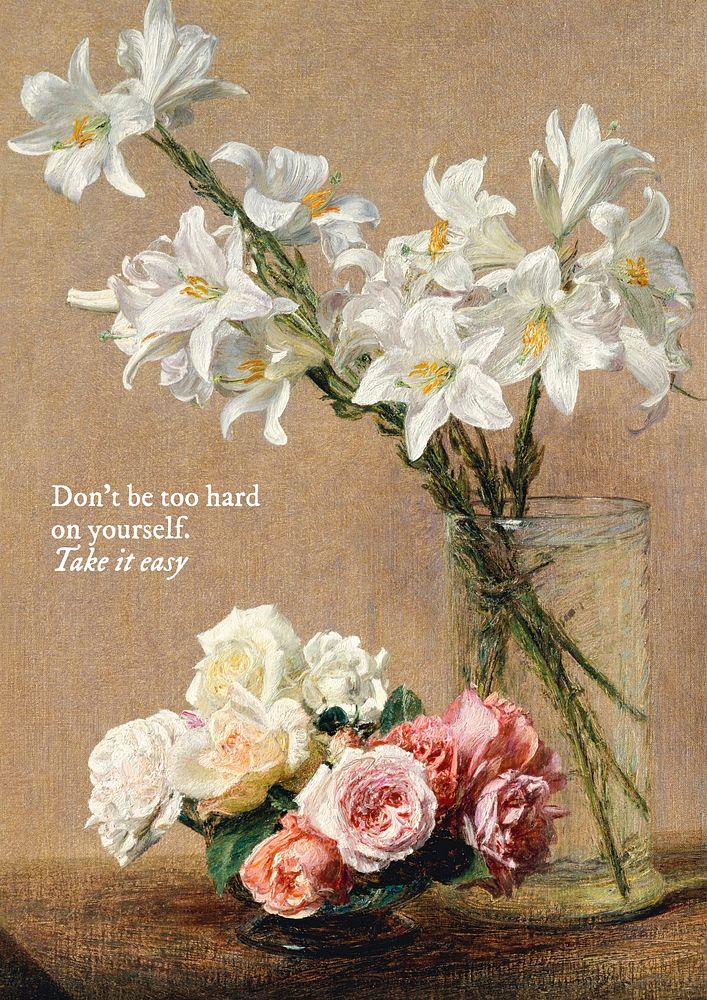 Take it easy poster template | Free Photo - rawpixel