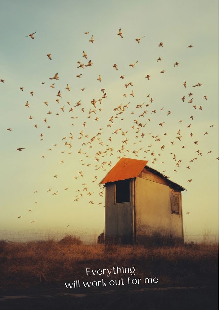 Positive life quote poster template | Premium Photo - rawpixel