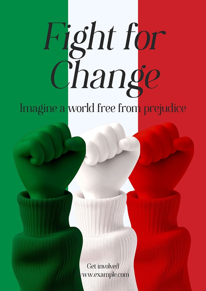 Social justice poster template | Free Photo - rawpixel