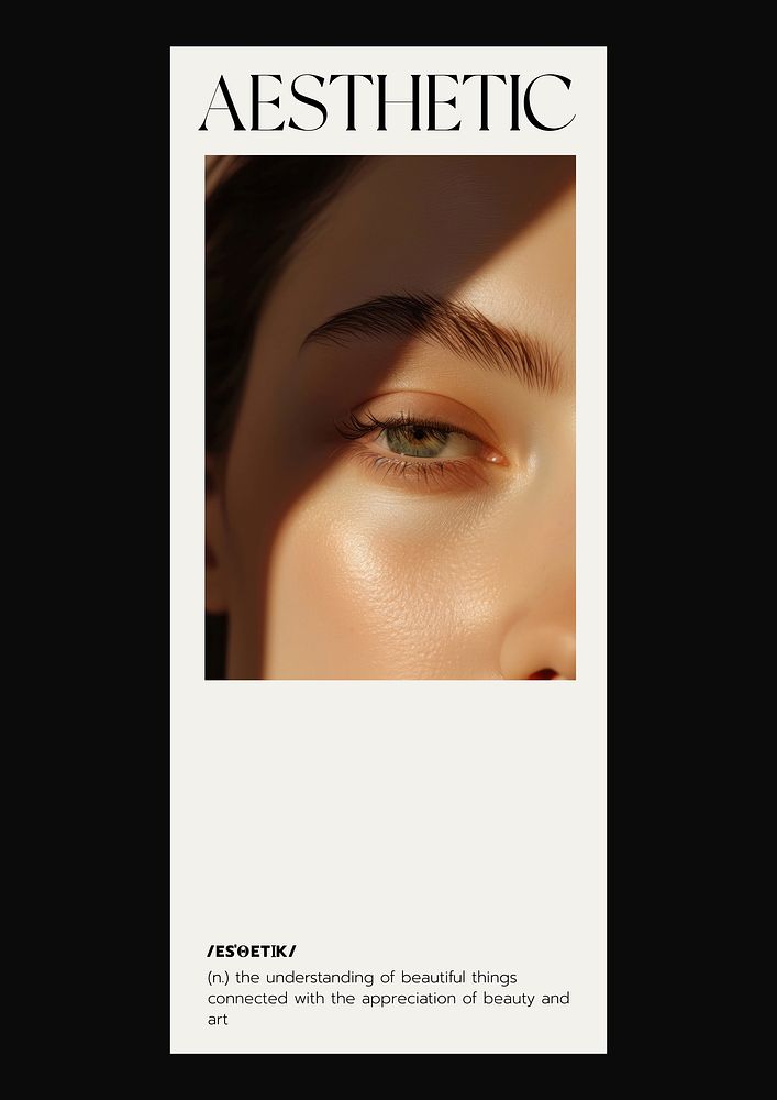 Aesthetic poster template | Free Photo - rawpixel
