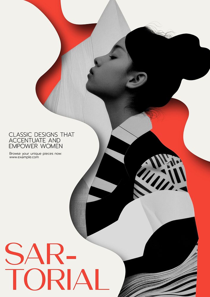 Clothing store ads poster template | Free Photo - rawpixel