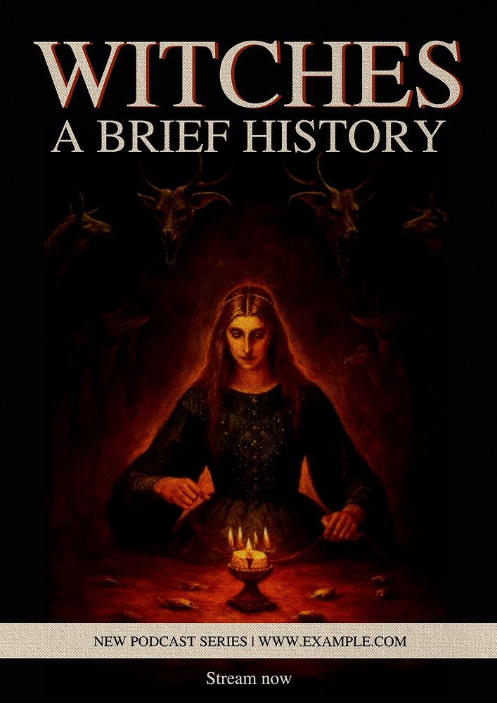 Witches poster template | Free Photo - rawpixel