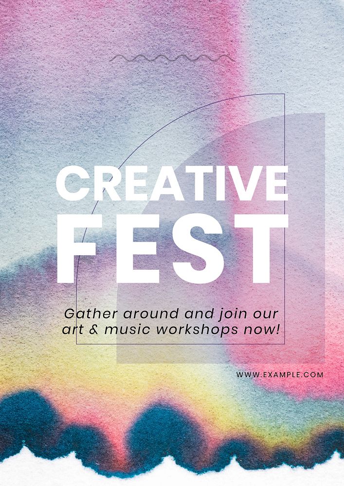 Music workshop poster template colorful | Free Photo - rawpixel