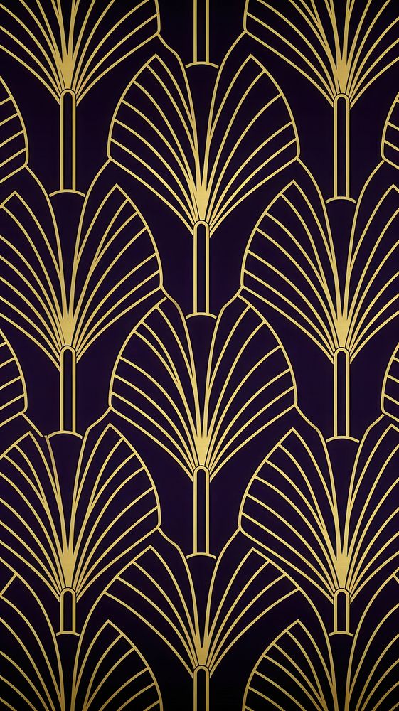 Art deco seamless wallpaper pattern | Free Photo Illustration - rawpixel