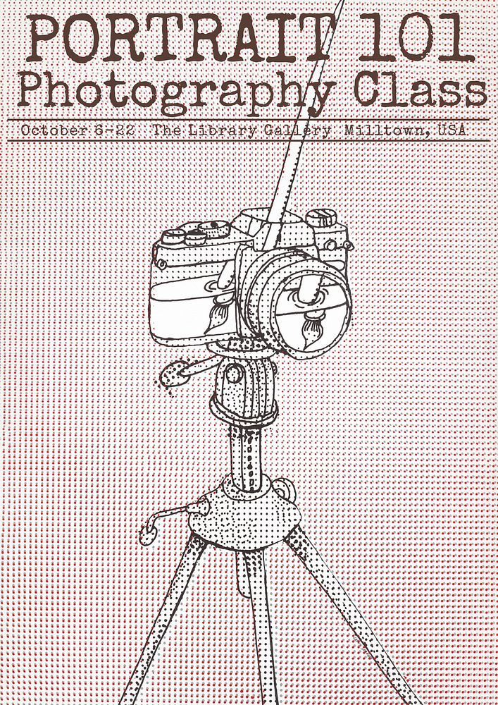 Photography class poster template vintage | Free Photo - rawpixel