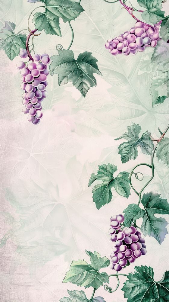 Wallpaper grape vines grapes produce | Free Photo Illustration - rawpixel
