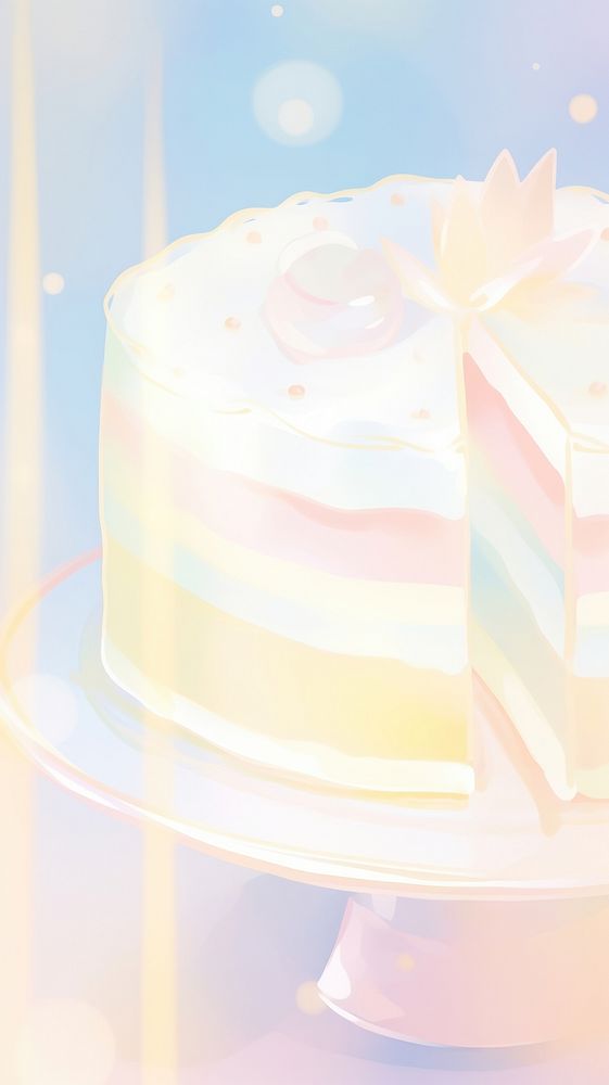 Blurred gradient Birthday cake birthday | Free Photo Illustration ...