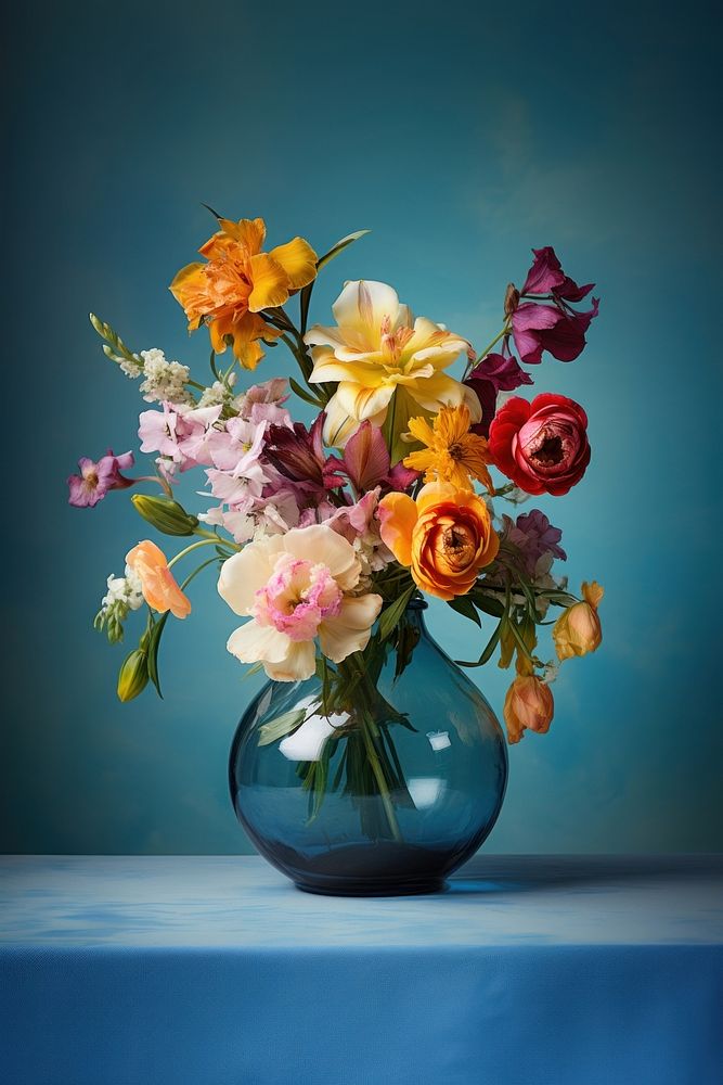 Colorful floral poetic still life | Free Photo - rawpixel