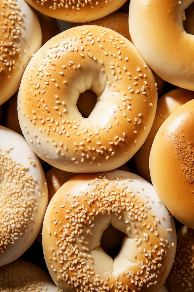 Many bagels bread food egg. | Free Photo - rawpixel