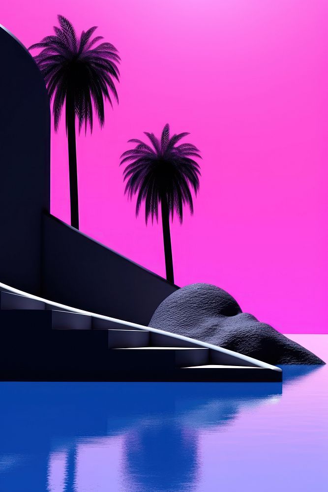 Noir landscape photography transportation shoreline | Free Photo - rawpixel