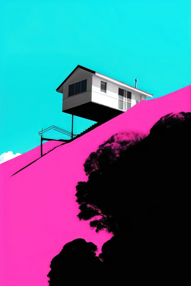 Noir landscape photography architecture building | Free Photo - rawpixel