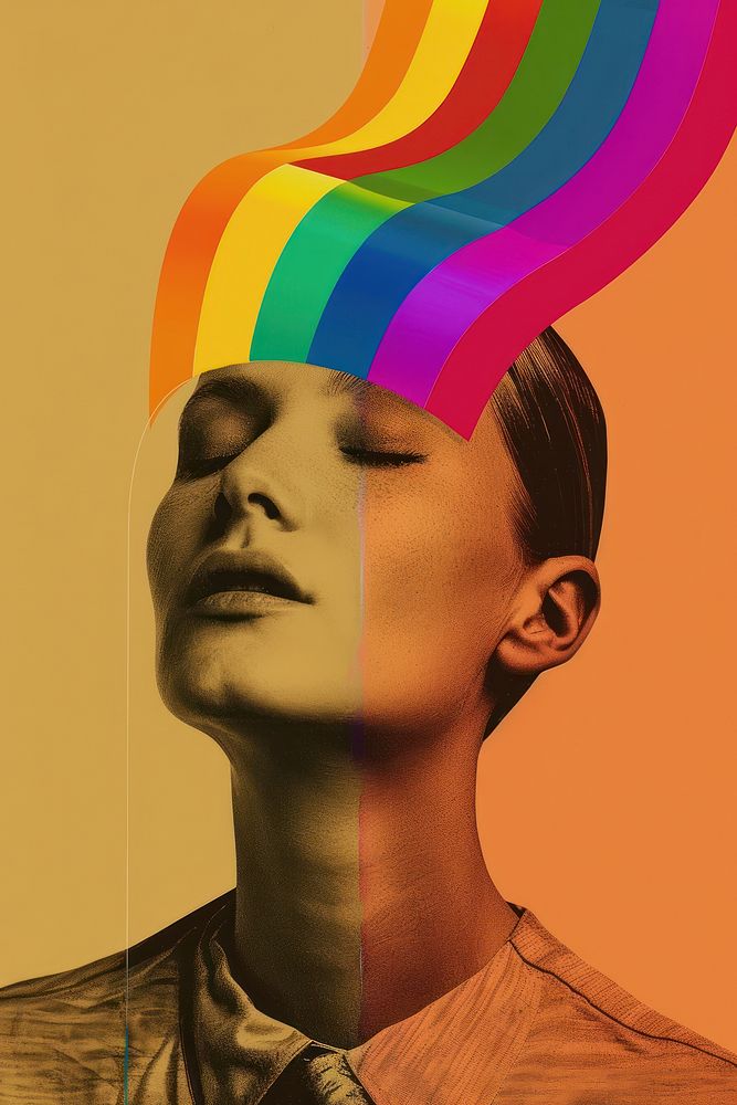 Pride Month graphics photography portrait | Free Photo Illustration ...