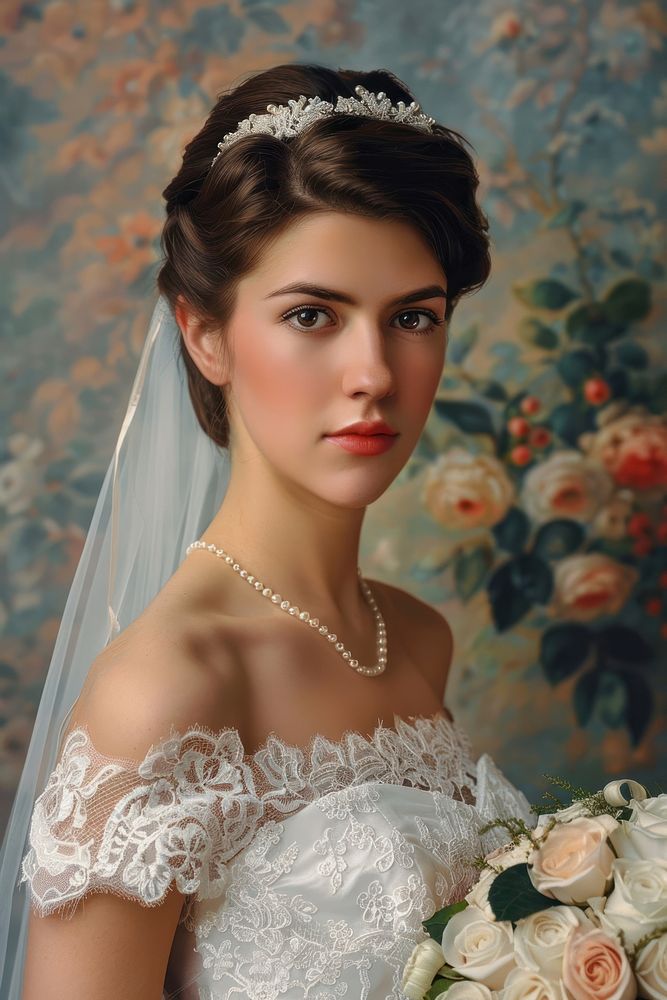Women portrait wedding dress | Free Photo - rawpixel