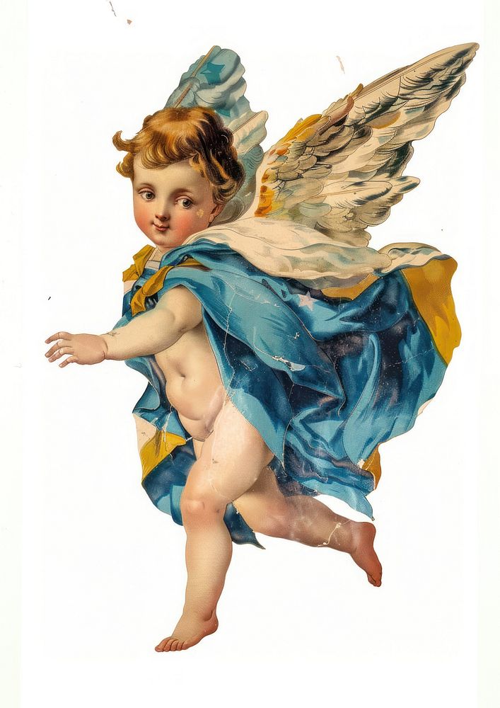 A cherub archangel person human. | Free Photo Illustration - rawpixel