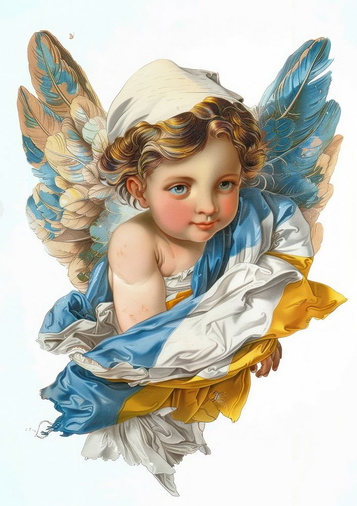 A cherub archangel person human. | Free Photo Illustration - rawpixel