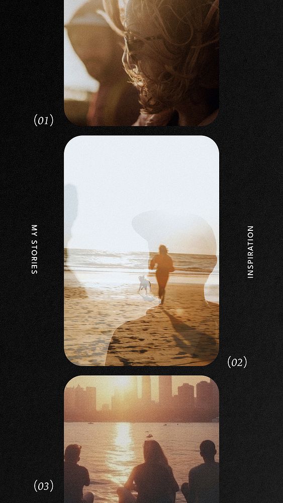 Black memory film photo collage | Premium PSD Mockup - rawpixel