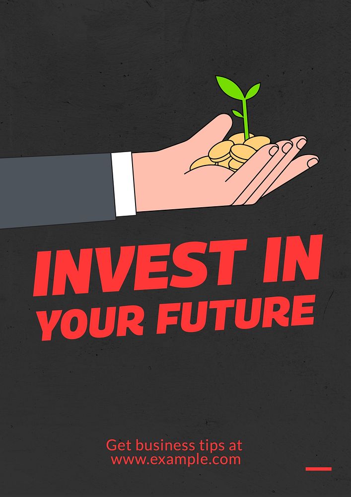Investment advertisement poster template | Free Photo - rawpixel