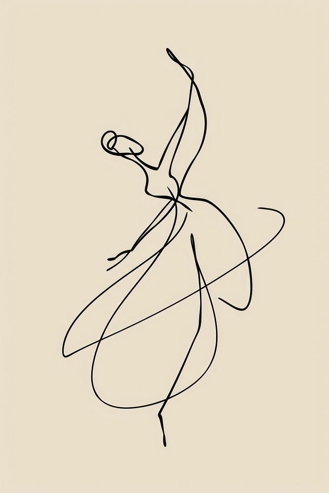 Hand drawn dance drawing illustrated | Free Photo Illustration - rawpixel