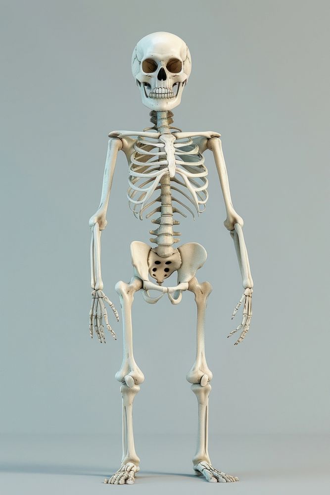 3d render skeleton person human. | Free Photo Illustration - rawpixel