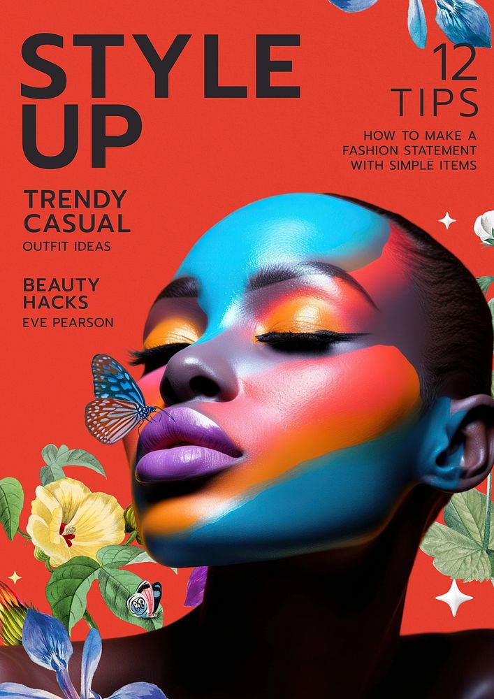 Magazine cover template book cover | Free Photo - rawpixel