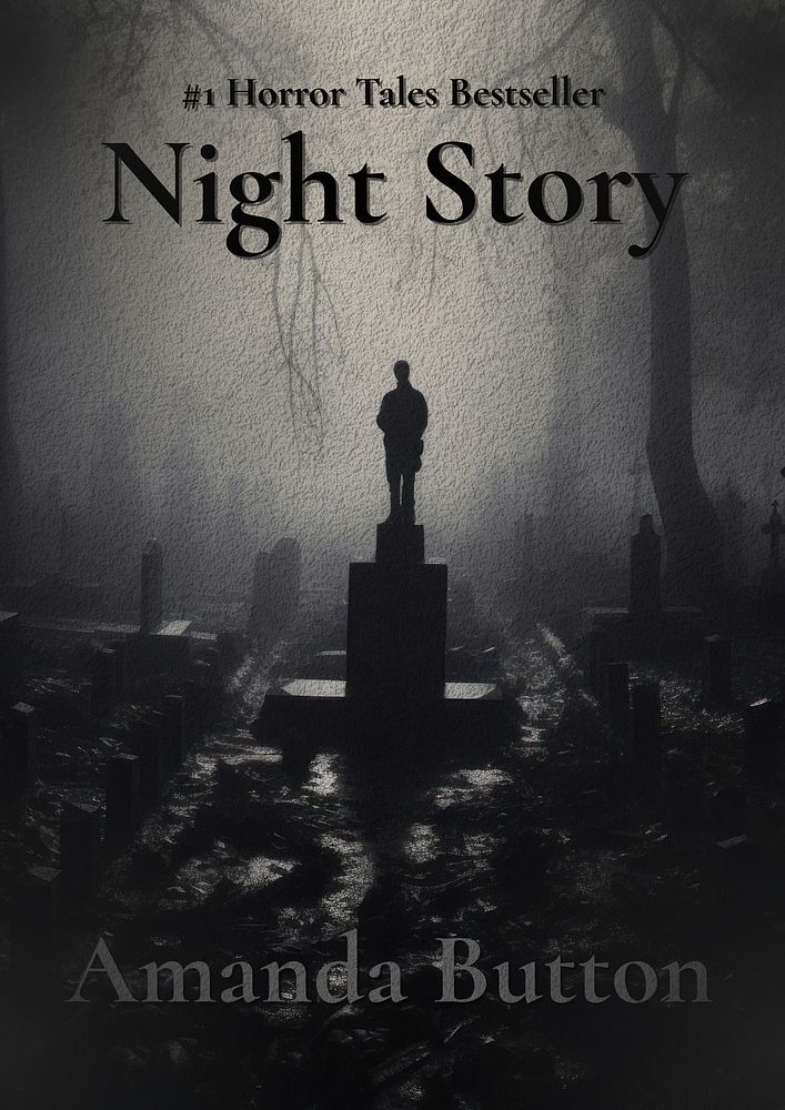 Horror book cover template | Free Photo - rawpixel