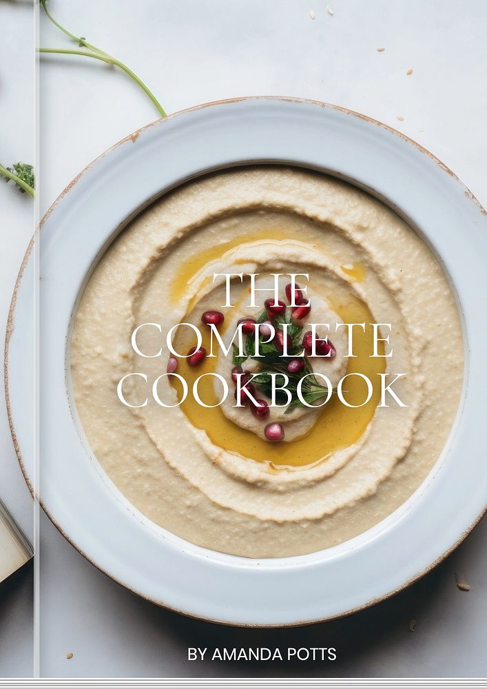 Cookbook cover template | Free Photo - rawpixel