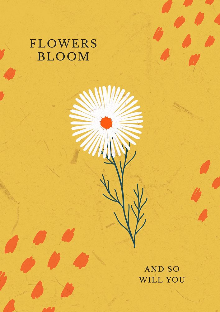 Inspirational quote poster template design | Free Photo - rawpixel