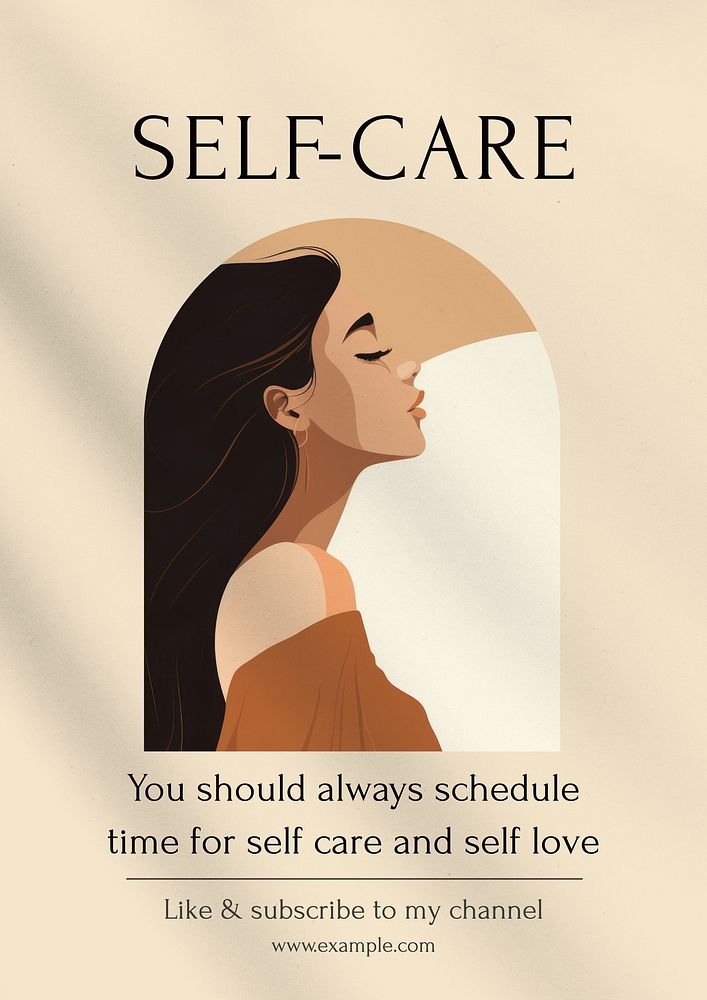 Self-care poster template | Free Photo - rawpixel