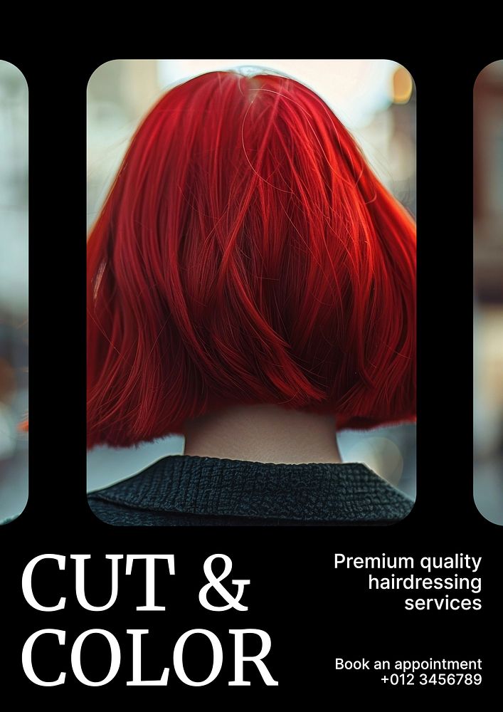 Cut & color poster template | Free Photo - rawpixel