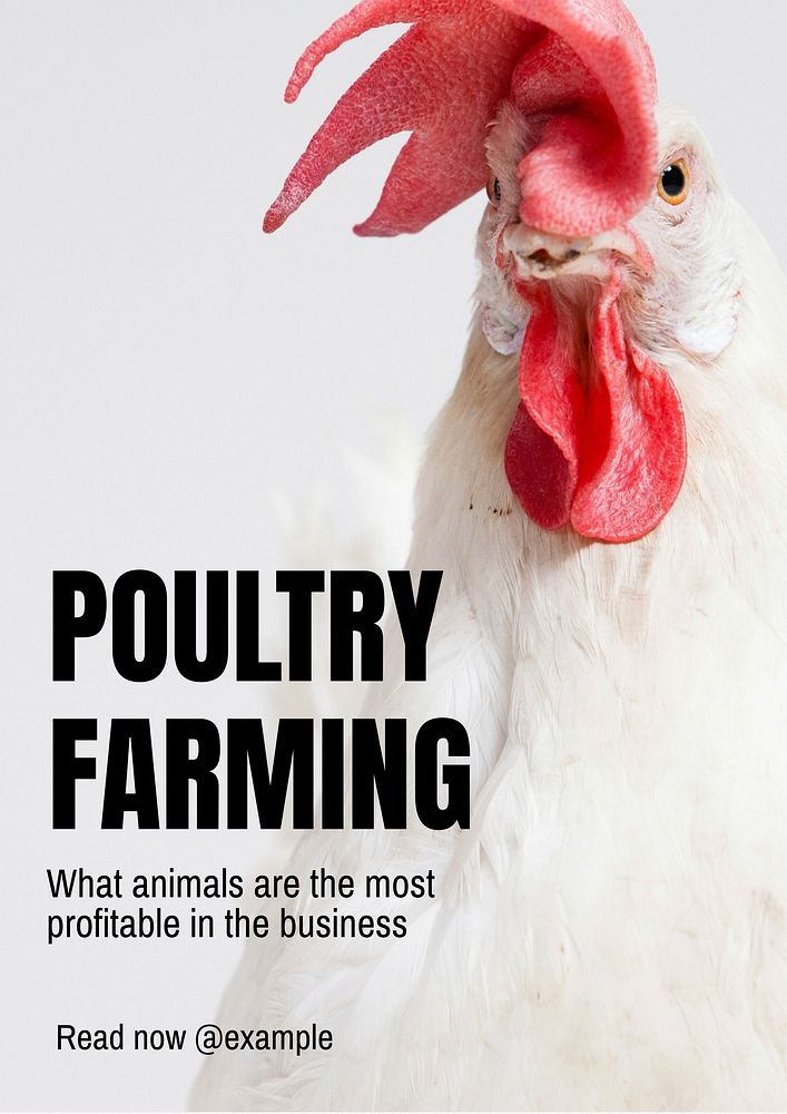 Livestock farming poster template and | Free Photo - rawpixel