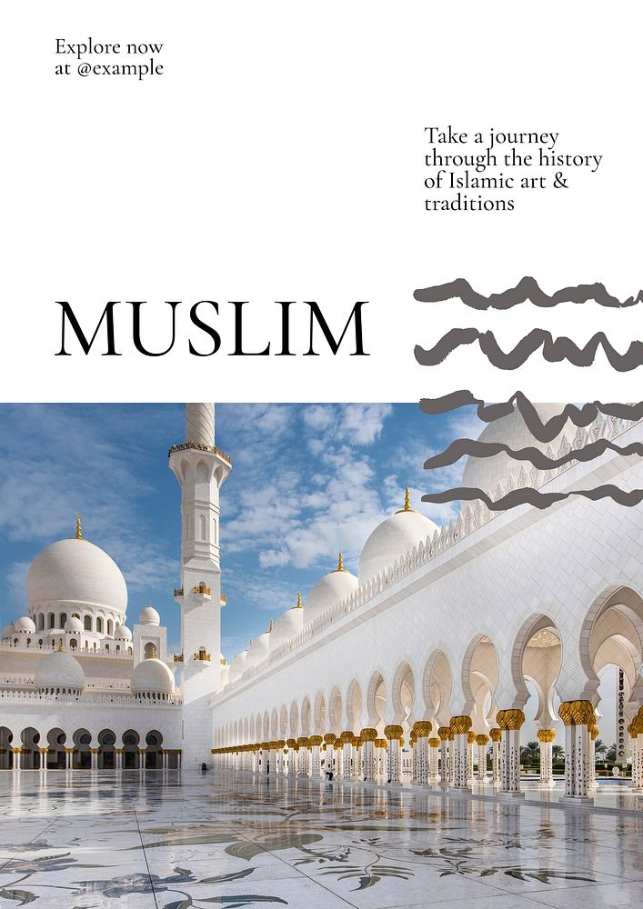 Muslim poster template & design | Free Photo - rawpixel