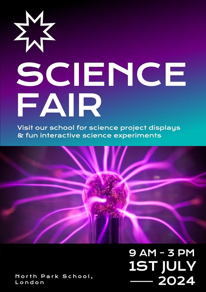 School science fair poster template | Free Photo - rawpixel School science fair poster template | Free Photo - rawpixel