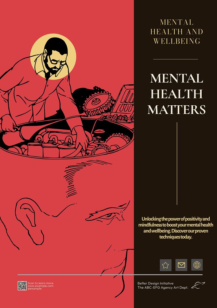 Mental health matters poster template | Free Photo - rawpixel Mental health matters poster template | Free Photo - rawpixel