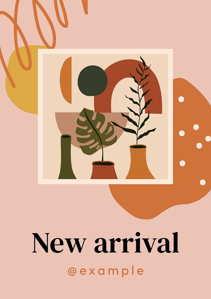New arrival poster template | Free Photo - rawpixel