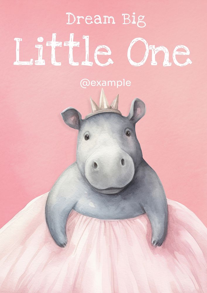 Dream big poster template | Free Photo - rawpixel