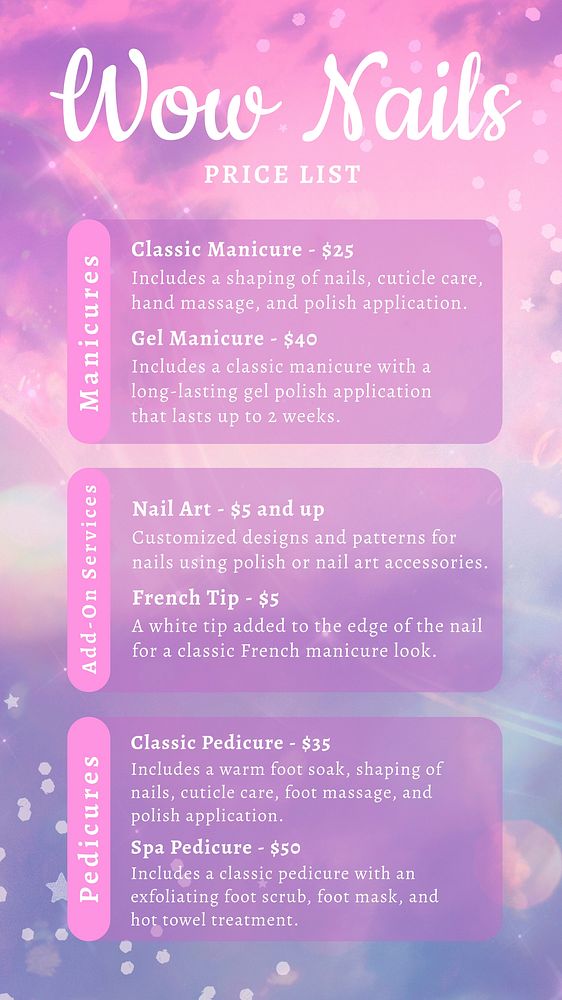 Nail salon Instagram story template | Free Photo - rawpixel