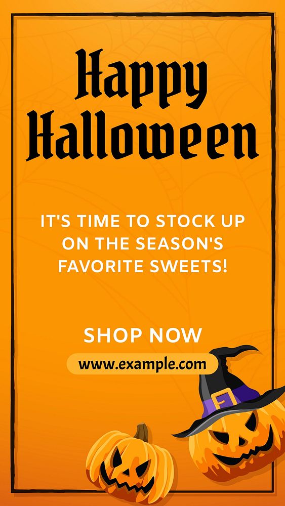Happy Halloween social story template | Free Photo - rawpixel