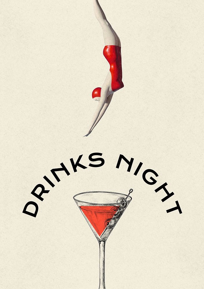 Night out poster template | Free Photo - rawpixel