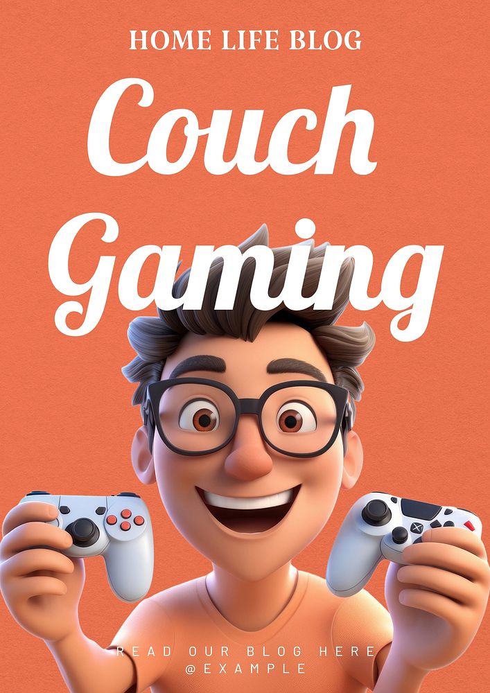 Video games poster template | Free Photo - rawpixel