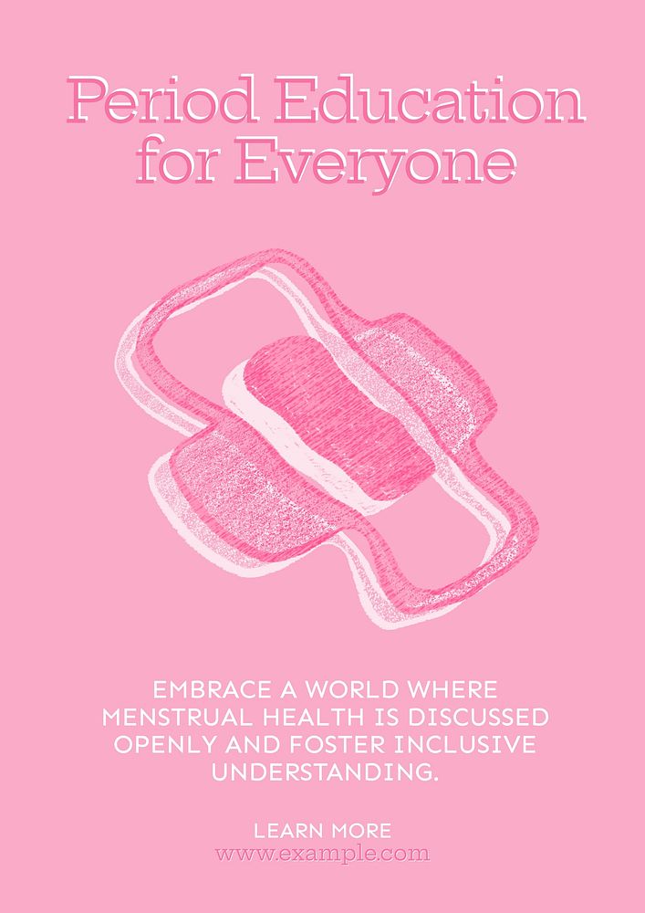 Period education poster template | Free Photo - rawpixel