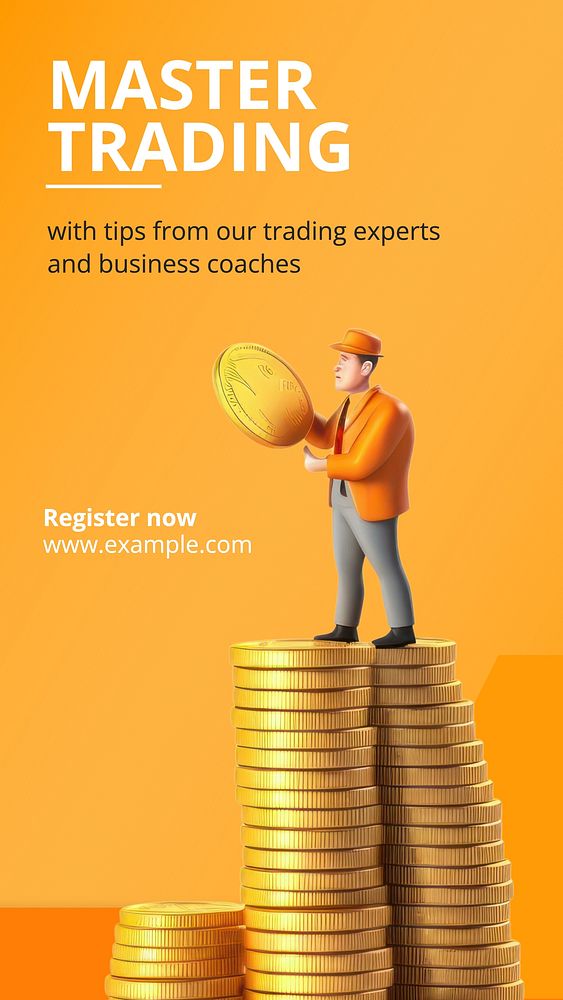 Master trading Instagram story template | Free Photo - rawpixel