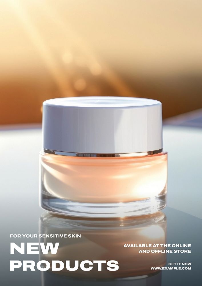 New products poster template | Free Photo - rawpixel