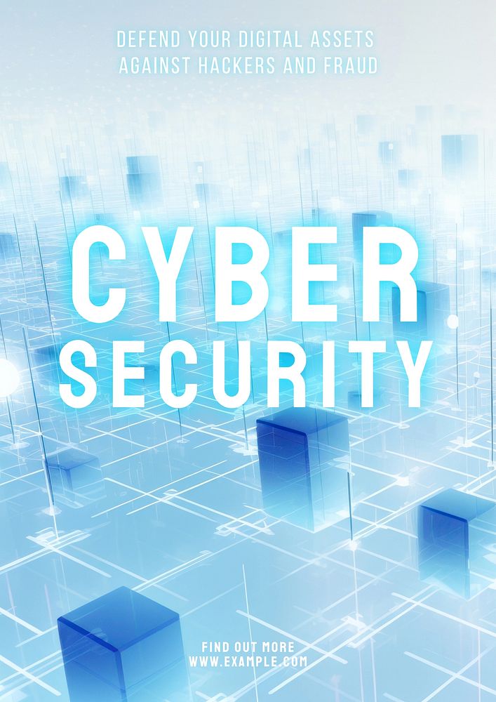 Cyber security poster template | Free Photo - rawpixel