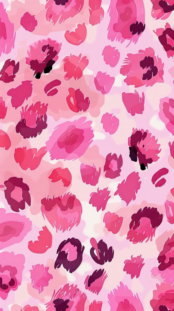 Pink leopard pattern carnation blossom. | Free Photo Illustration - rawpixel