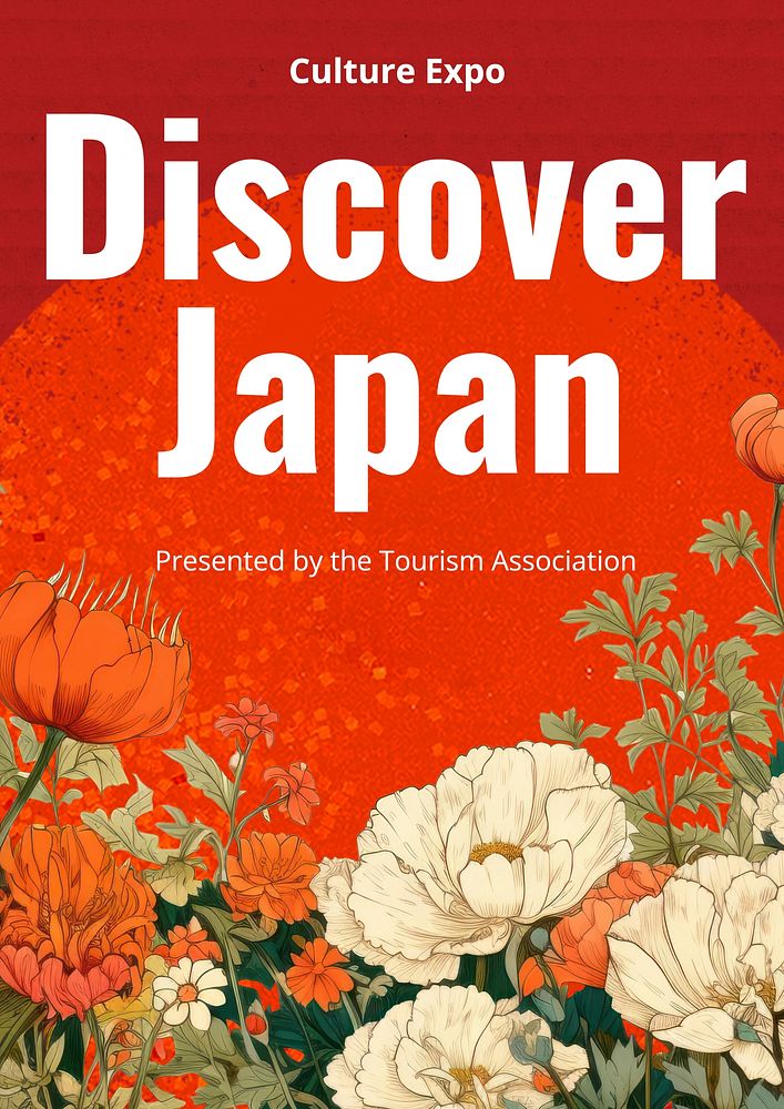 Japan culture expo poster template | Premium Photo - rawpixel