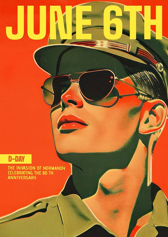 D-Day anniversary poster template | Free Photo - rawpixel