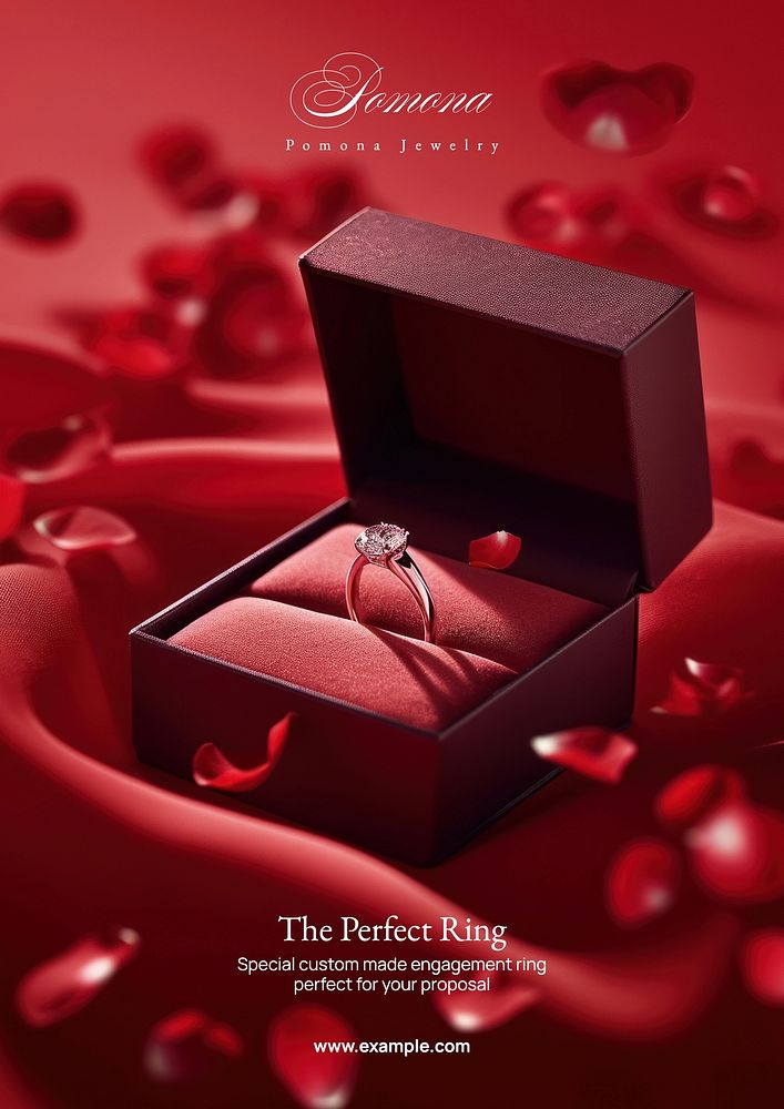 The perfect ring poster template | Free Photo - rawpixel