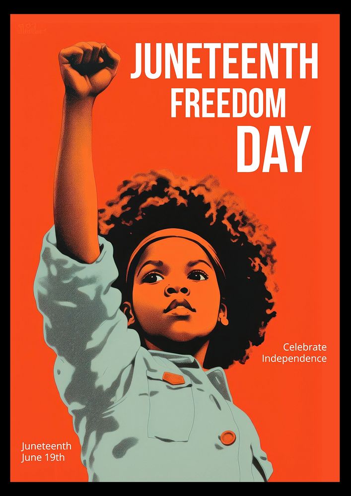 Juneteenth poster template | Free Photo - rawpixel